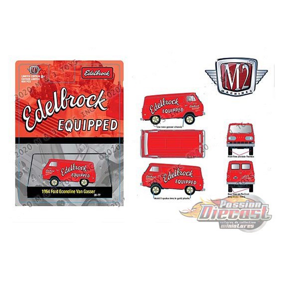 1965 Ford Econoline Van Gasser Edelbrock - M2 Machines 1:64 Hobby ...