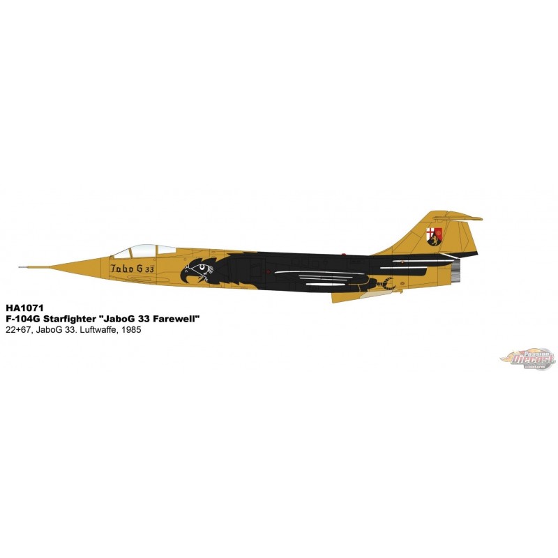 Lockheed F-104G Starfighter - Luftwaffe JaboG 33, 22+67, Buchel AB ...