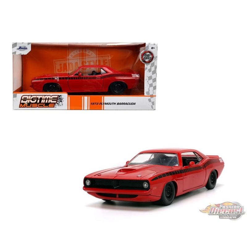 1973 Plymouth Barracuda - Bigtime Muscle - Jada 1/24 - 34037 Passion ...