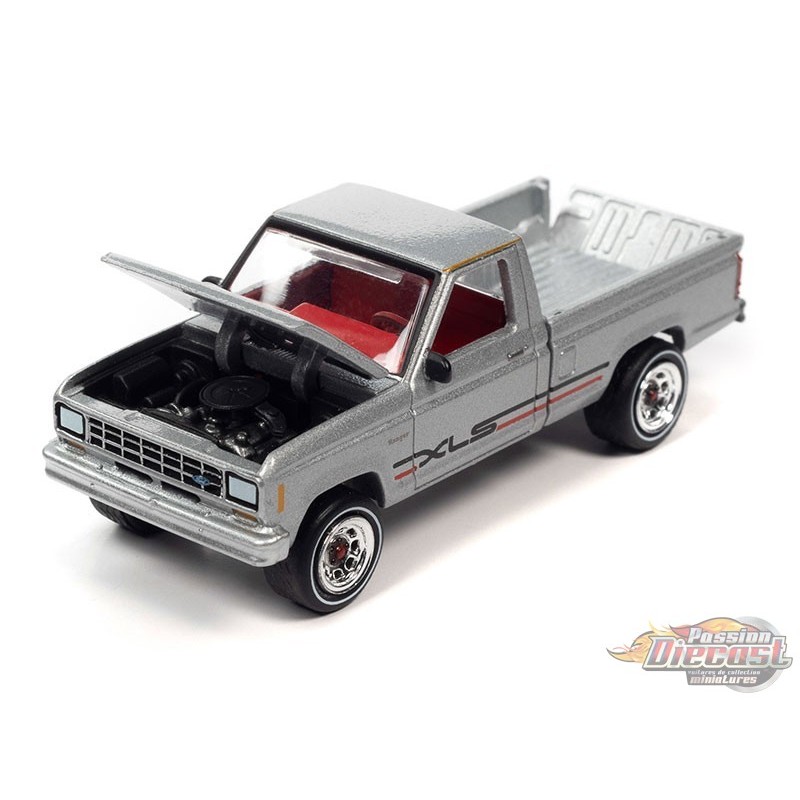 1983 Ford Ranger Pickup Truck with Open Trailer in Metallic Silver ...