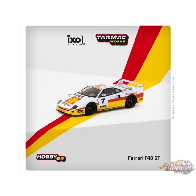 Ferrari F40 GT Italian GT Championship 1993 Marco Brand - Tarmac - 1/64 ...