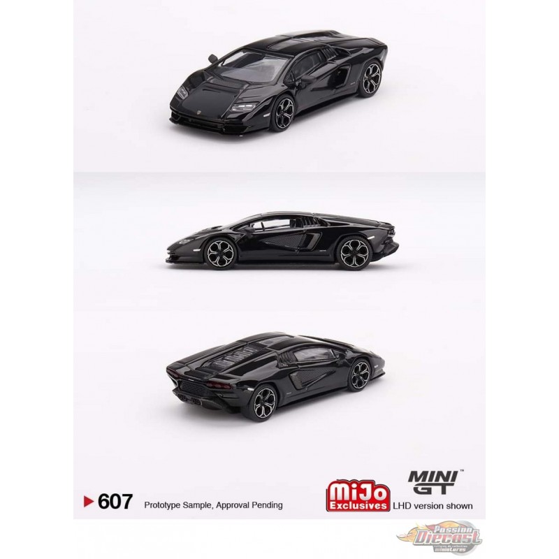 Lamborghini Countach LPI 800-4 Nero Maia - Mini GT - 1:64 - MGT00607 ...