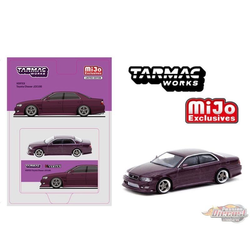 VERTEX Toyota Chaser JZX100 - Purple Metallic - Tarmac Works - 1/64 ...