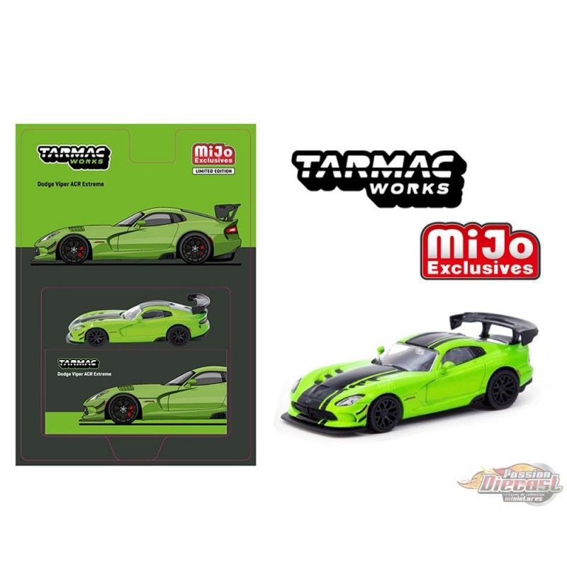 Dodge Viper ACR Extreme - Green Metallic - Tarmac Works - 1/64 - T64G ...