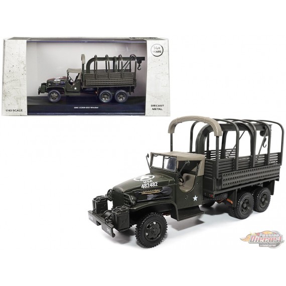GMC CCKW353 Wrecker Tow Truck Olive Drab "US Army" AFVs of WWII 1:43 ...