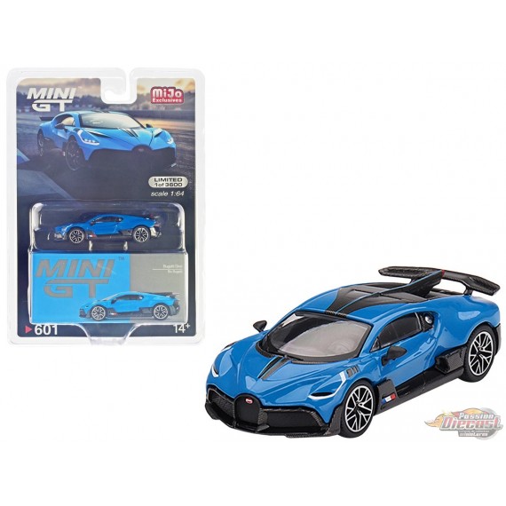 Bugatti Divo Blu Bugatti - Mini GT - 1:64 - MGT00601 Passion Diecast