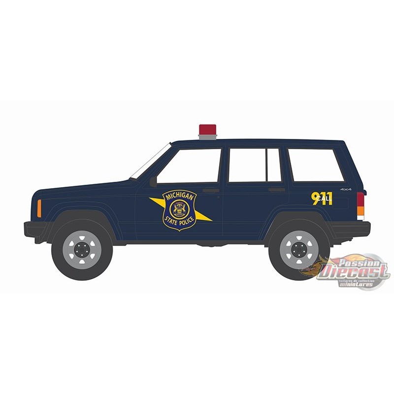 Michigan State Police - 2001 Jeep Cherokee - Hot Pursuit Series 46 - 1/ ...