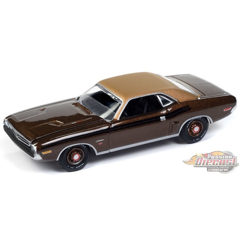 1971 Dodge Challenger R/T in Dark Gold Metallic with Gold Vinyl Roof ...