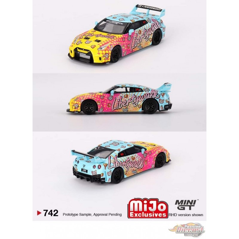 LB-Silhouette WORKS GT NISSAN 35GT-RR Ver.1 LBWK KUMA - Mini GT - 1:64 ...