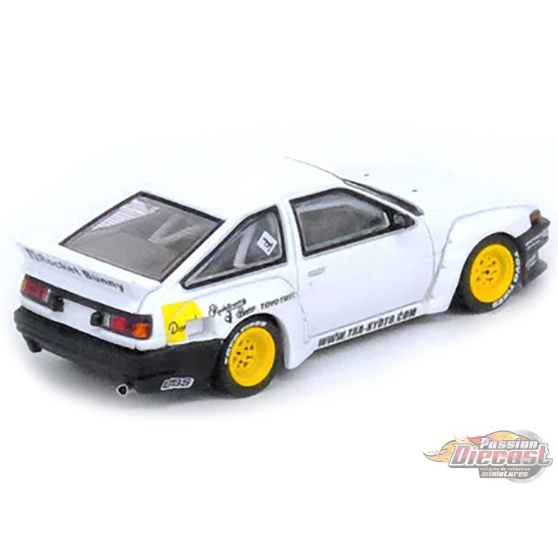 Toyota Corolla Trueno AE86 PANDEM / ROCKET BUNNY Blanc - INNO 64 - 1/64 ...
