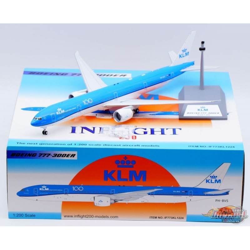 KLM Boeing 777-306ER / PH-BVS / Inflight 200 / 1:200 / IF773KL1224 ...