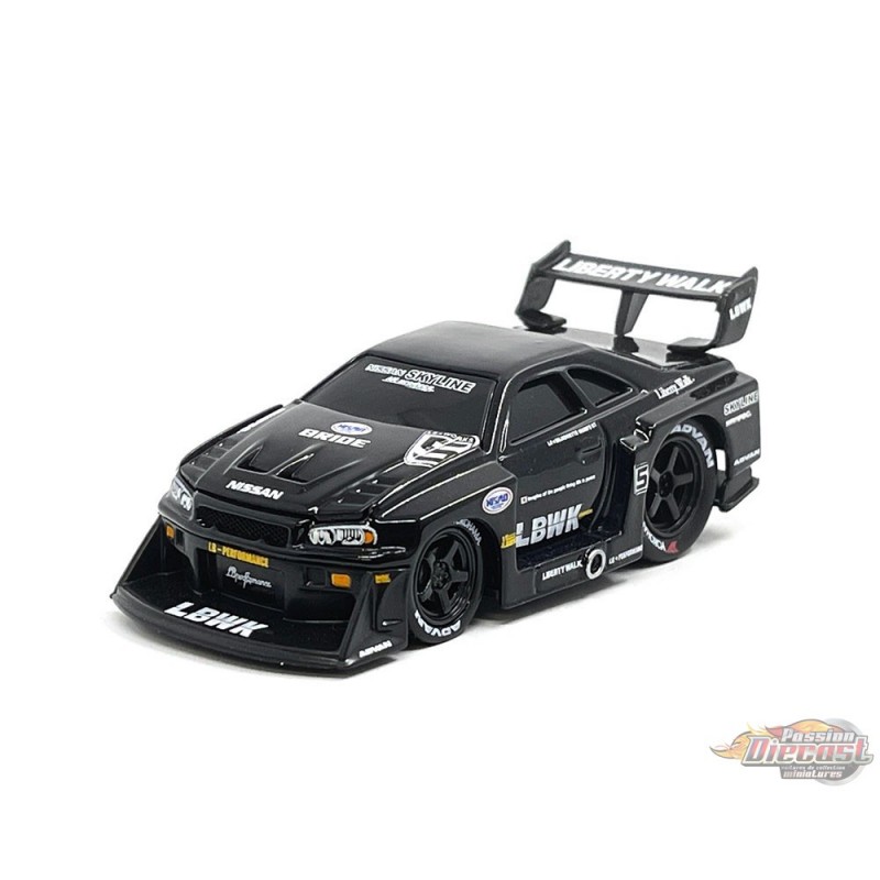 LBWK 1999 Nissan Skyline GT-R R34 - Black - Liberty Walk - Mijo ...