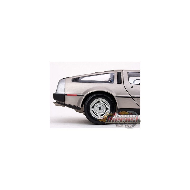 1981 DE LOREAN DMC 12 COUPE STAINLESS STEEL FINISH - ACME - 1/18 - SS-2701