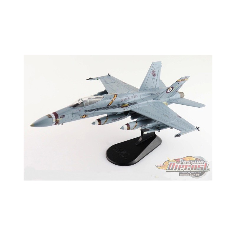 McDonnell Douglas F/A-18C Hornet / USMC VMFA-323 Death Rattlers, USS ...