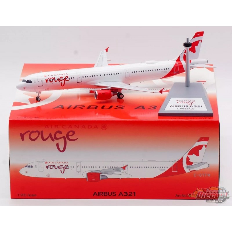 Air Canada Rouge Airbus A321-211 / C-GYFM / B-models / 1:200 / B-321-GYFM - Passion Diecast