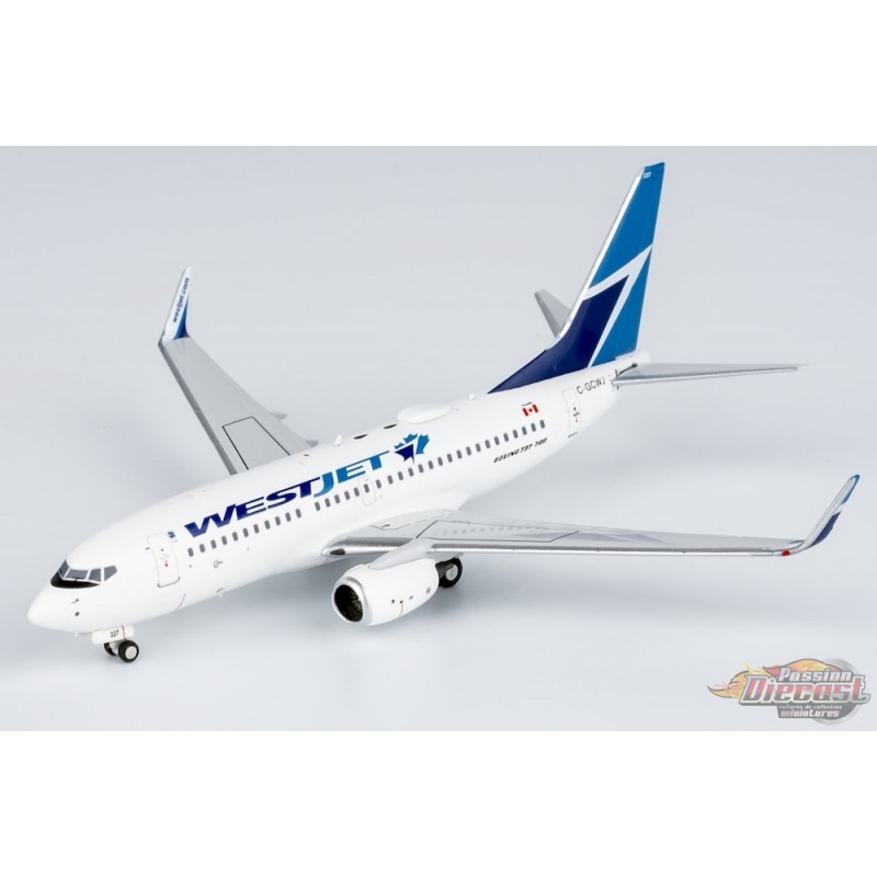 WestJet Boeing 737-700 / C-GCWJ / NG Models / 1:400 / 77038 - Passion ...