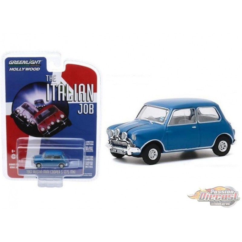 1967 Austin Mini Cooper S 1275 MkI in Blue - The Italian Job (1969 ...
