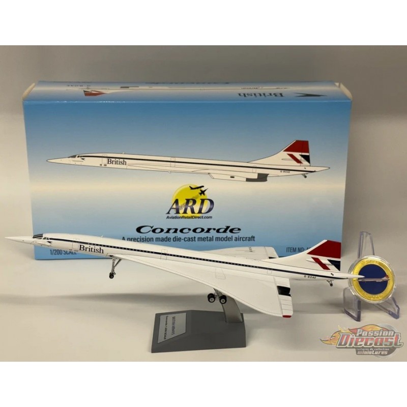 British Airways BAC- Aérospatiale Concorde 212 "Negus Livery" / G-BOAE ...