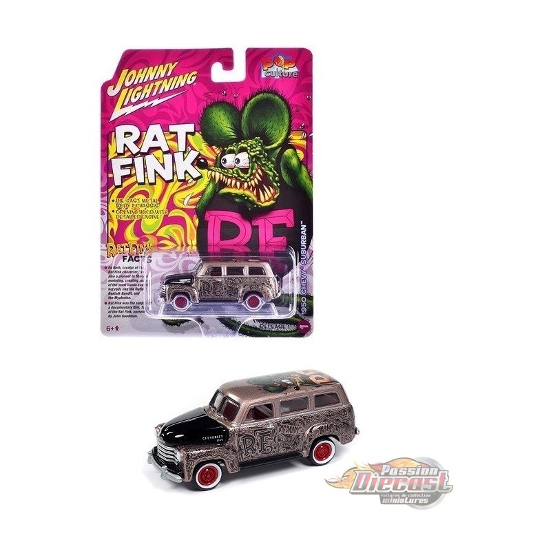 RAT FINK - 1950 Chevrolet Suburban in Bronze Metallic & Black - Johnny ...